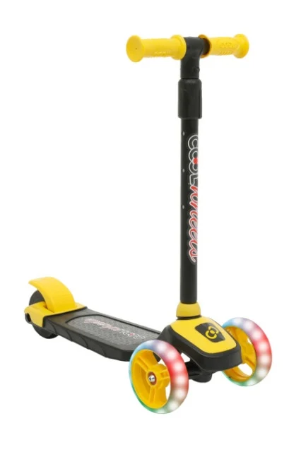 Cool Wheels Trotinet Twist Scooter svetleći sa 3 točka žuti ( SW12630 )