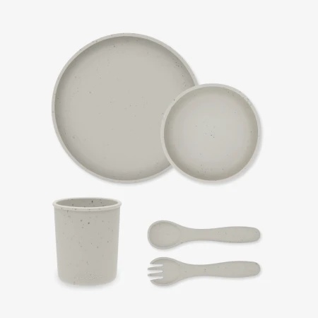 Kikka Boo Silikonski set za hranjenje 5 delova Platinum Sand ( KKB52002 )