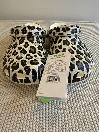 Crocs Classic Leopard Klompe Novo