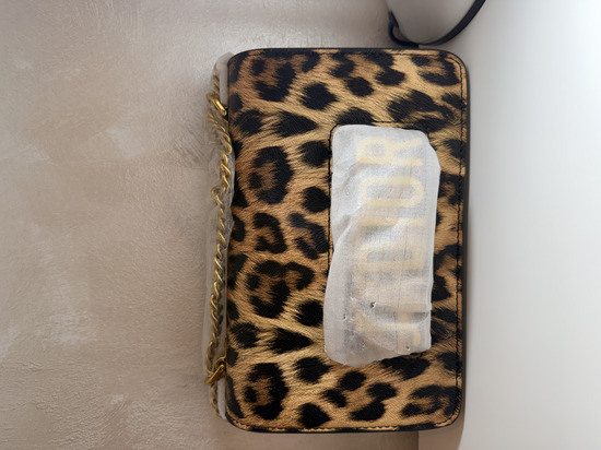 Christian Dior J’Adior Leopard Print Flap Bag