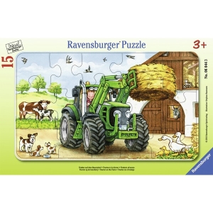 Ravensburger puzzle (slagalice) - Traktor na farmi