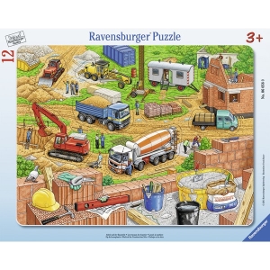 Ravensburger puzzle (slagalice) - Masine na gradilistu