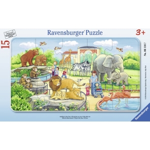 Ravensburger puzzle (slagalice) - Zivotinje u zoo vrtu