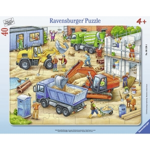 Ravensburger puzzle (slagalice) - Velike konstruktivne masine na gradilistu