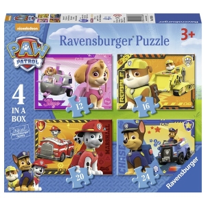 Ravensburger puzzle (slagalice) - Paw patrol, 4 u 1