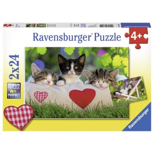 Ravensburger puzzle (slagalice) - Zaljubljene mace