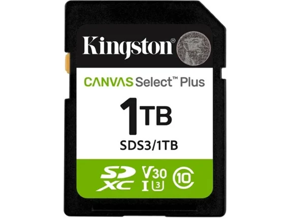 Kingston SD kartica Canvas Select Plus 1TB 150MB/s