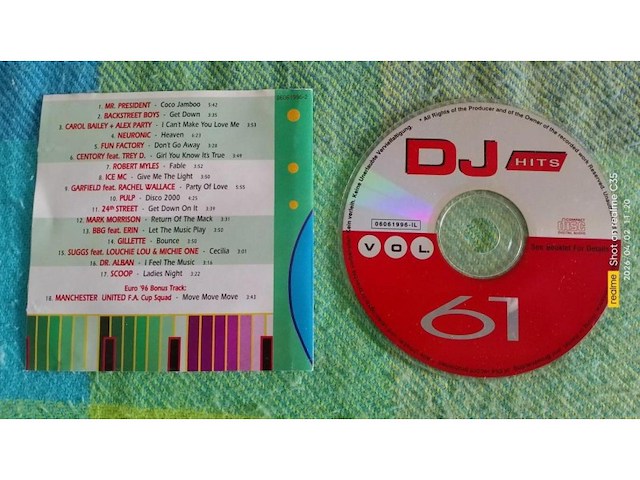 DJ HITS VOL 61