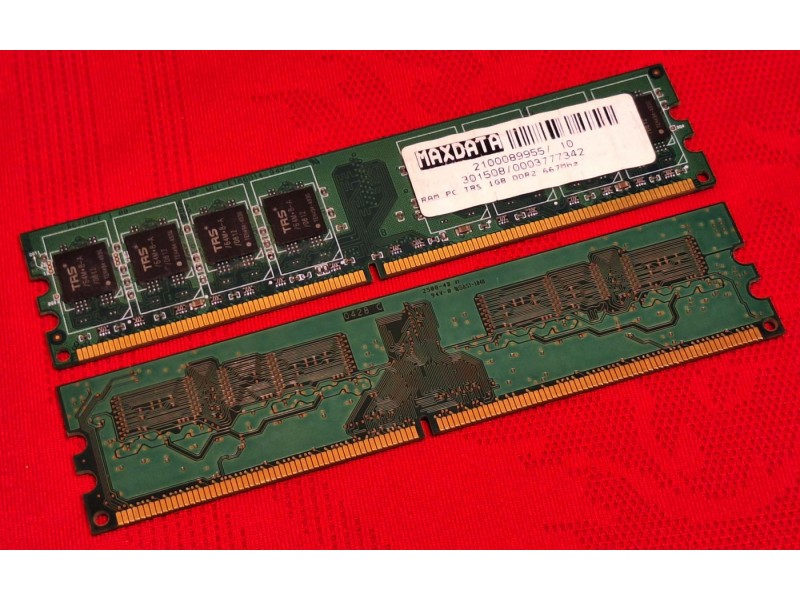 2GB (2x1GB) DDR2 667MHz RAM memorija za desktop