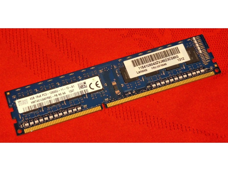 SK hynix 4GB DDR3 1600MHz PC3-12800U RAM Lenovo
