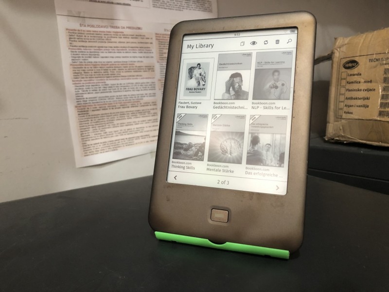 Tolino Shine Reader Touchscreen -pozadinsko osvetljenje