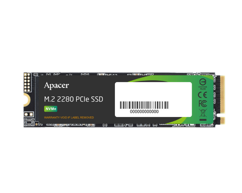 APACER - 256GB AS2280P4X M.2 PCIe SSD AP256GAS2280P4X-1