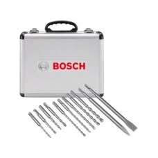 BOSCH 11-delni SDS plus set za građevinske radove u aluminijumskom koferu 2608578765