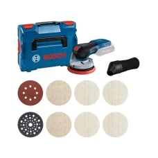 BOSCH plavi alat Set akumulatorska ekscentar brusilica GEX 18V-125 Solo + brusni diskovi starter M480, 0615A5004H