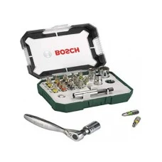 BOSCH zeleni alat 26-delni set bitova sa rašpom 2607017322