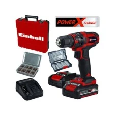 EINHELL Akumulatorska bušilica/odvijač +39 pribora + 200 srafova set TC-CD 18/35 Li 4513957