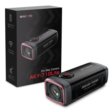 AKEEYO AKY-710LITE ACTION CAMERA FOR BIKE - 1080P - BLACK