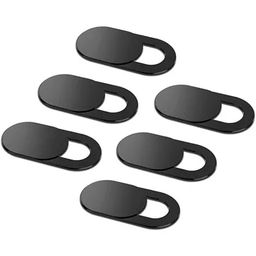 KLIZNI POKLOPAC ZA VEB KAMERU - 6 PCS. - CRNA