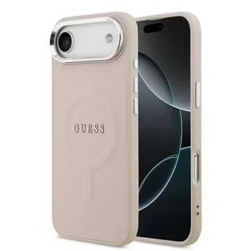 IPHONE AIR GUESS SAFFIANO HIBRIDNA MASKA - MAGSAFE KOMPATIBILNOST - ROZE