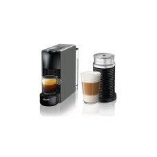 NESPRESSO Essenza Mini Gray & Aeroccino Aparat za kafu i aparat za pravljenje pene od mleka (A3NC30EUGR-TX)