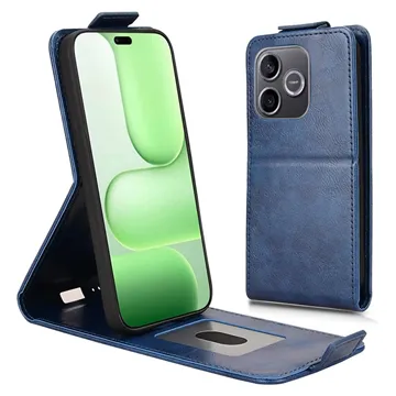 HONOR 600 LITE VERTICAL FLIP CASE WITH STAND - DARK BLUE