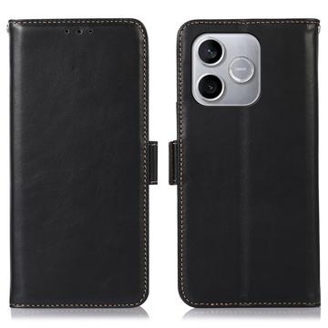 HONOR 600 LITE WALLET LEATHER CASE WITH RFID - BLACK