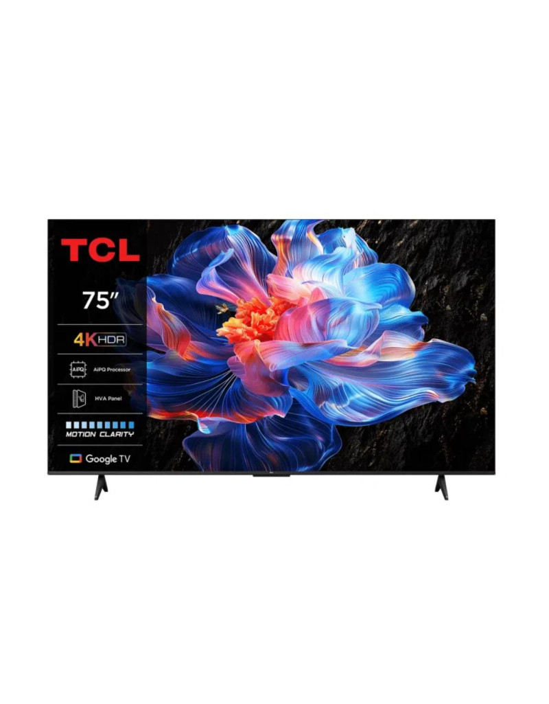 TCL 75P6K DLED 75" 4K UHD 60Hz Google TV crna