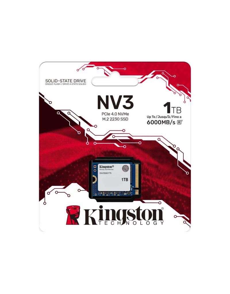 KINGSTON 1TB M.2 2230 NVMe SNV3SM3/1T0 series NV3 SSD