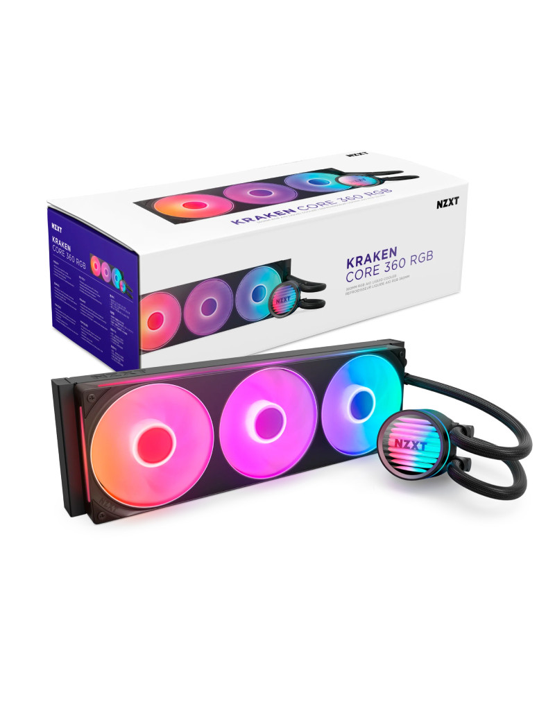 NZXT Kraken 360 RGB vodeno hladjenje crno (RL-KR36C-B1)