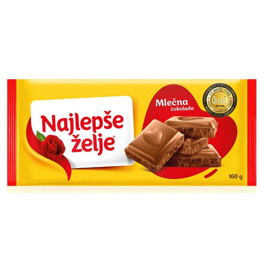 Najlepše želje mlečna 160g