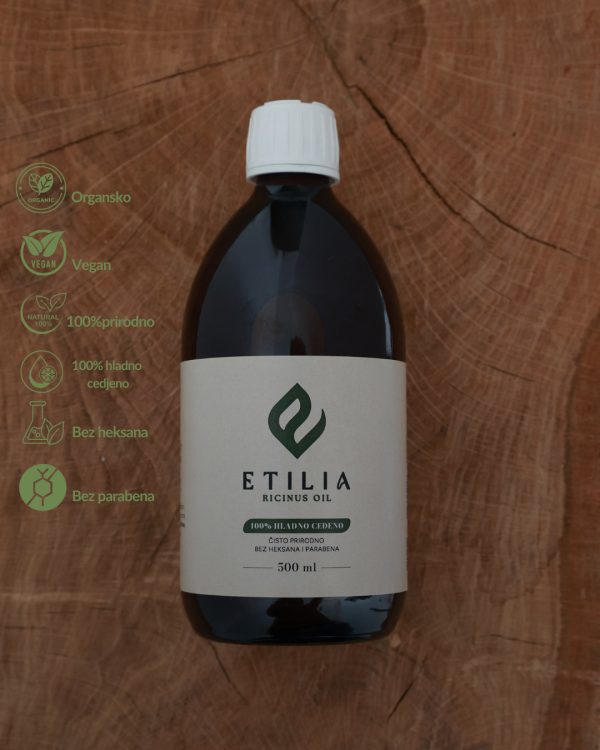 Etilia Healthline Ricinusovo ulje 500ml
