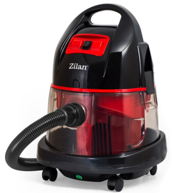 Zilan ZLN8945 RD usisivac 2u1 za suvo i mokro usisavanje 2000W, 8L, Crven
