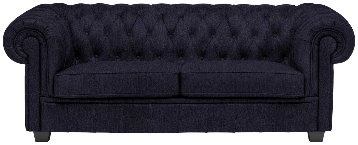 Landscape CHESTERFIELD SOFA crna