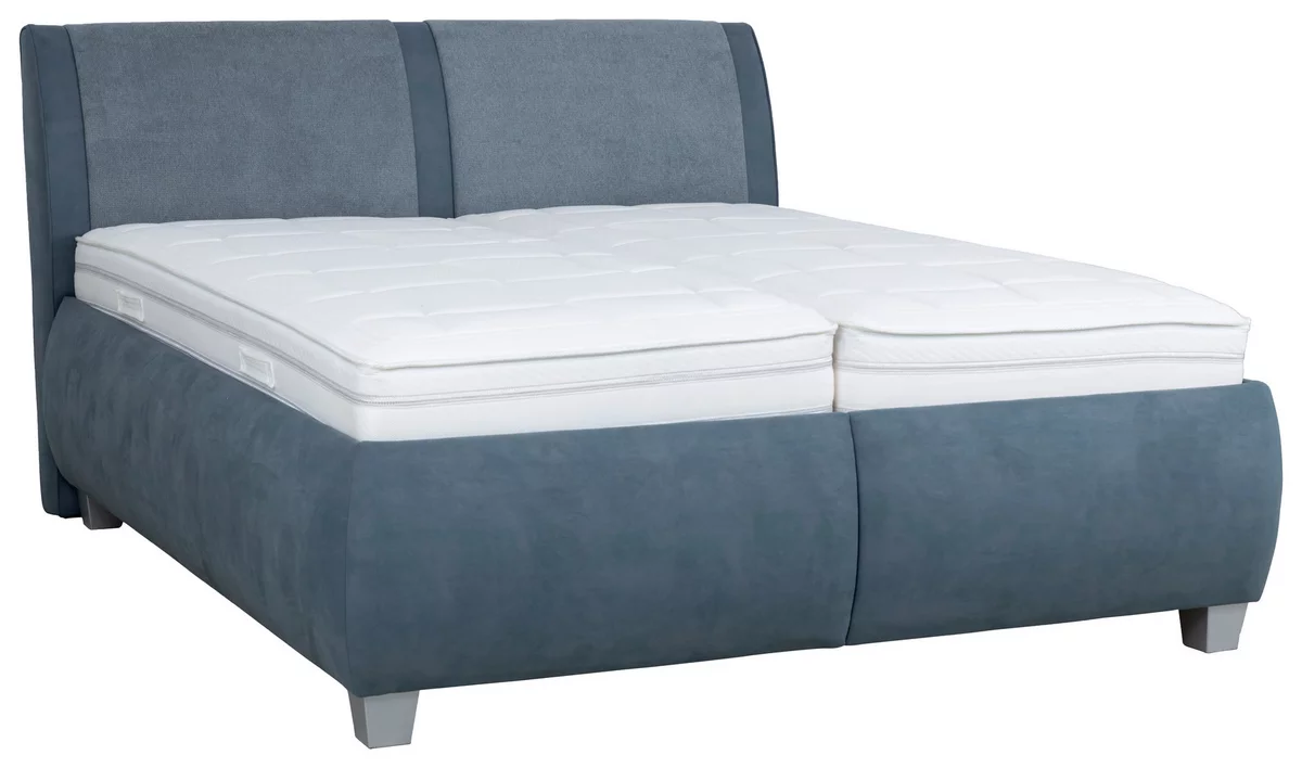 TAPACIRANI KREVET 180/200 cm plavo-siva