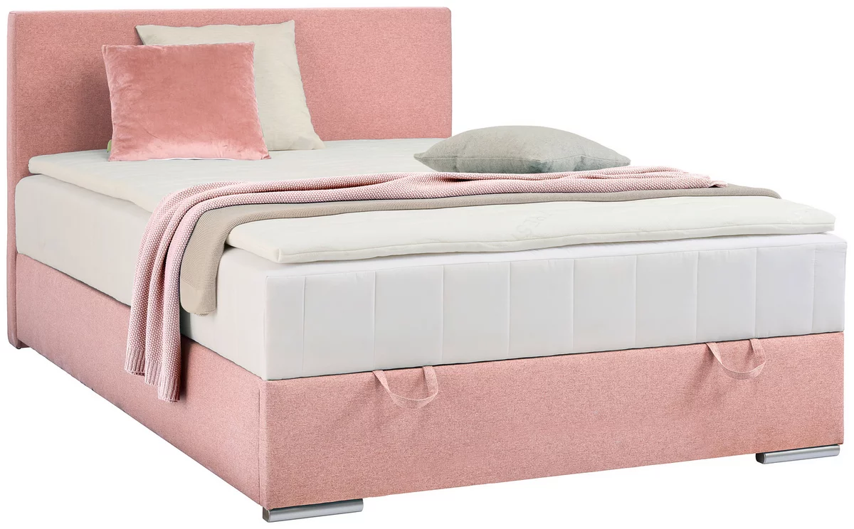 Carryhome BOX KREVET 140/200 cm ružičasta