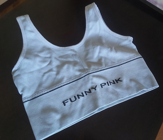 Crop Top Funny Pink