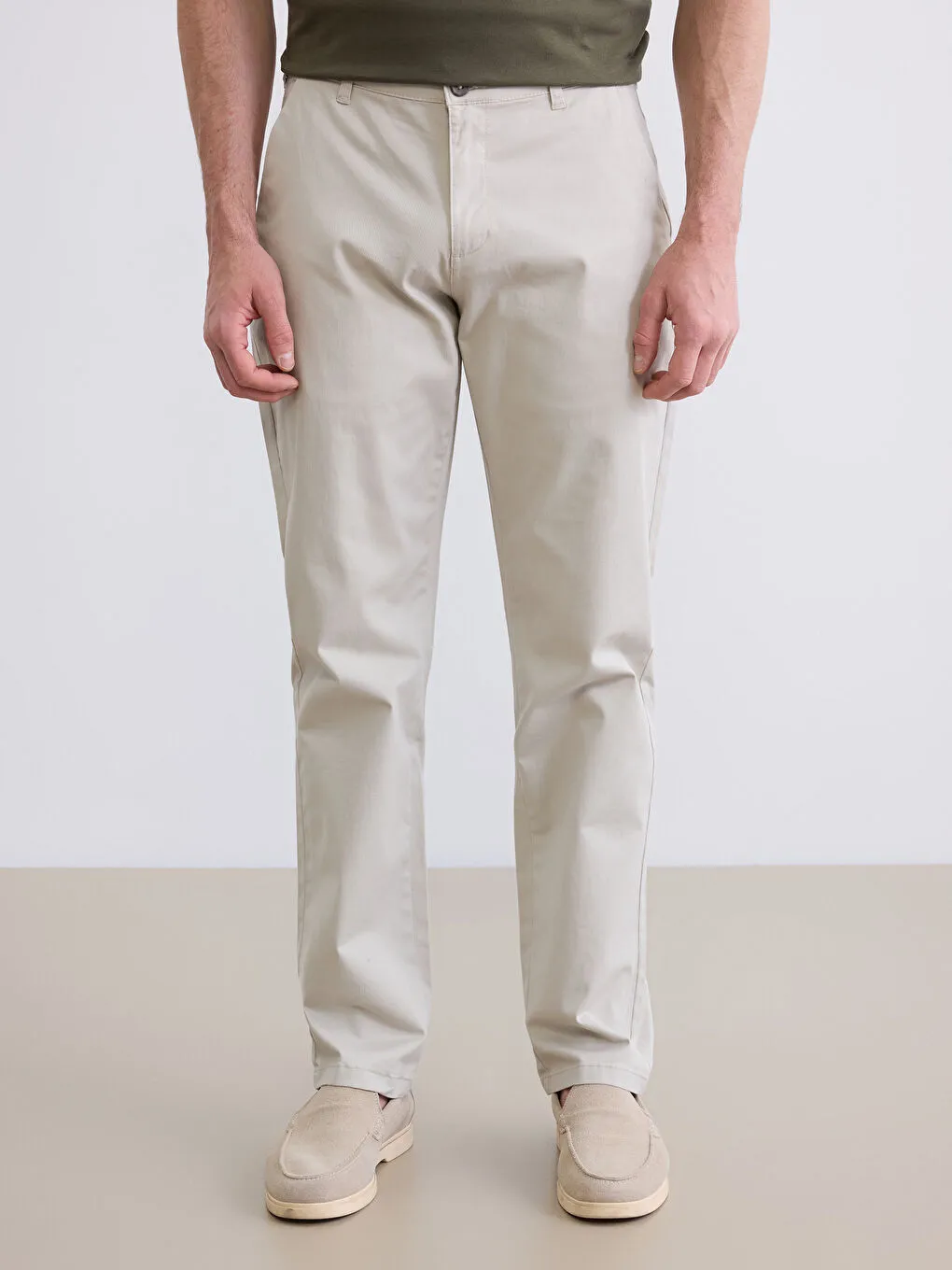LCWAIKIKI Classic Regular Fit Gabardine Muške Chino Pantalone