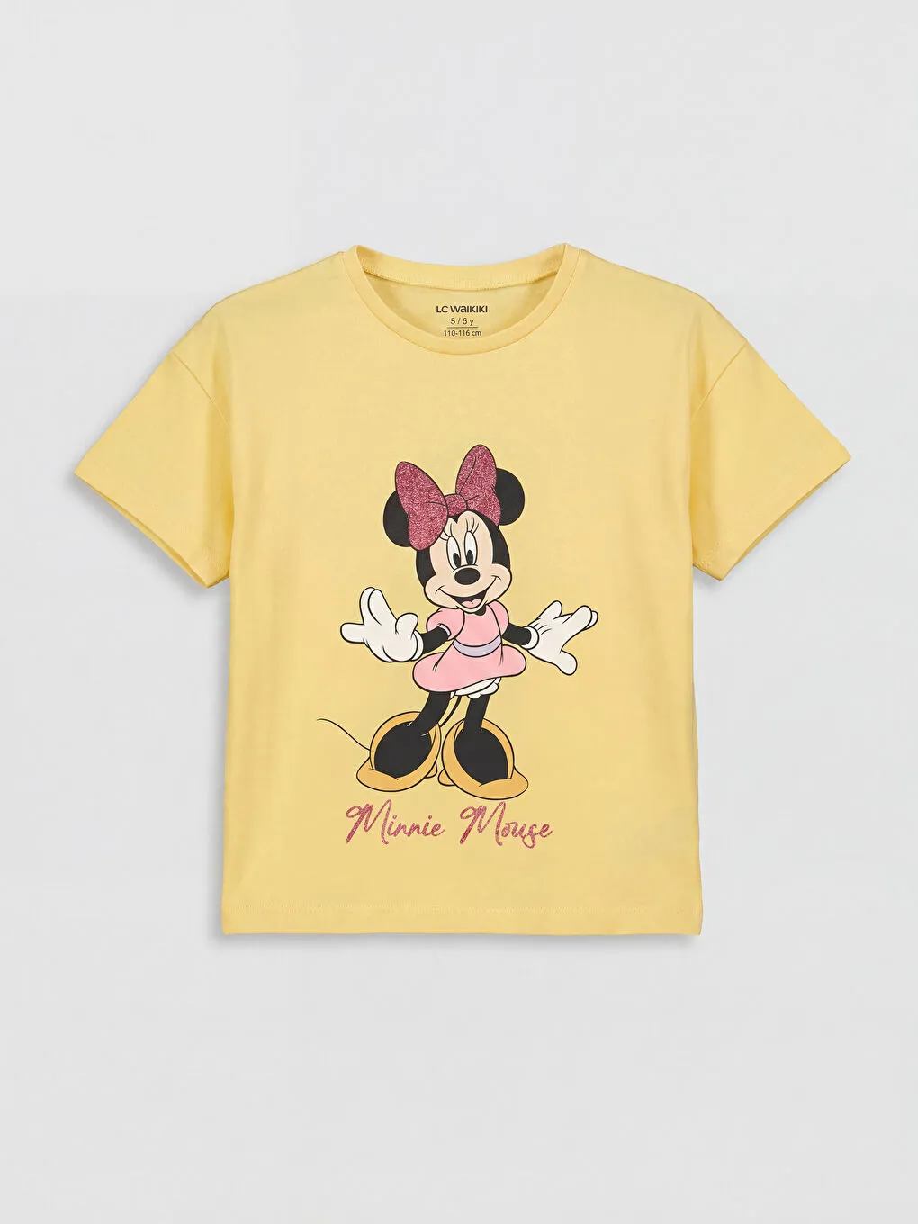 LCW Kids Minnie Mouse Štampani Dečiji Ženski Šorts I Majica