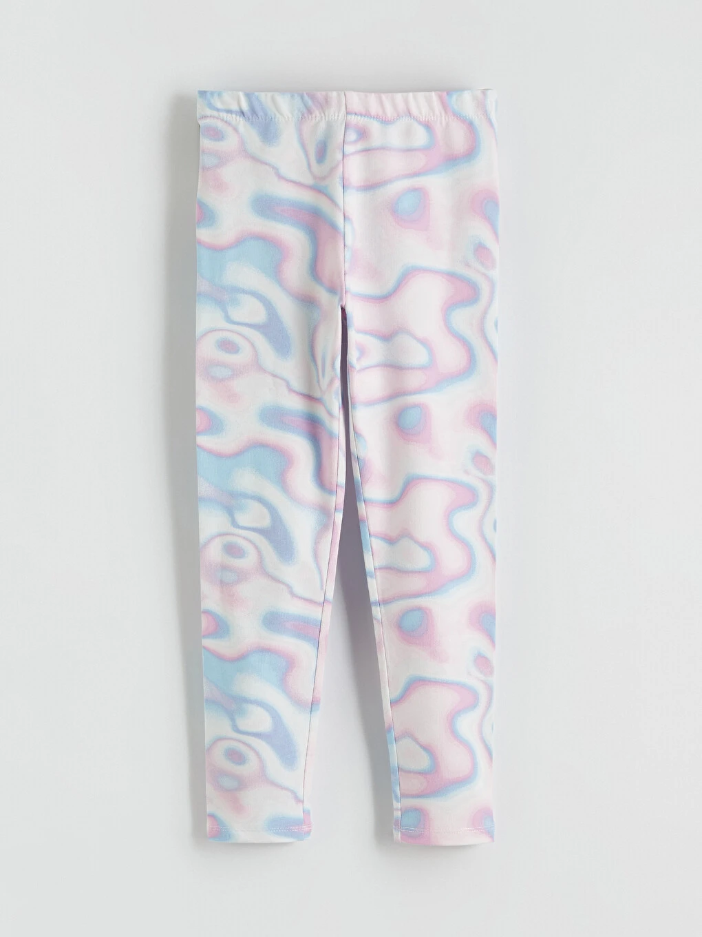 LCW Kids Devojačke Duge Helanke Sa Elastičnim Strukom I Tie-dye Dezenom