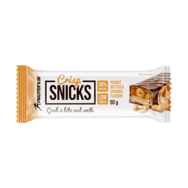 PROTEINI.SI SNICKS, 50G, PEANUT BUTTER & CARAMEL
