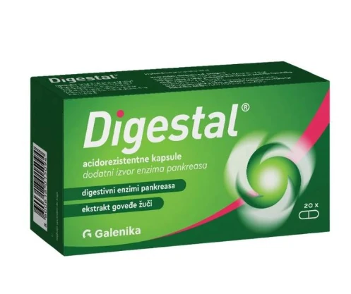 Digestal, 20 acidorezistentnih kapsula