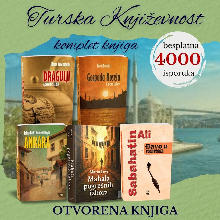 TURSKA KNJIŽEVNOST -KOMPLET 5 KNJIGA