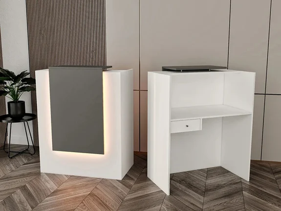 Spinola Pult sa led rasvetom belo - antracit