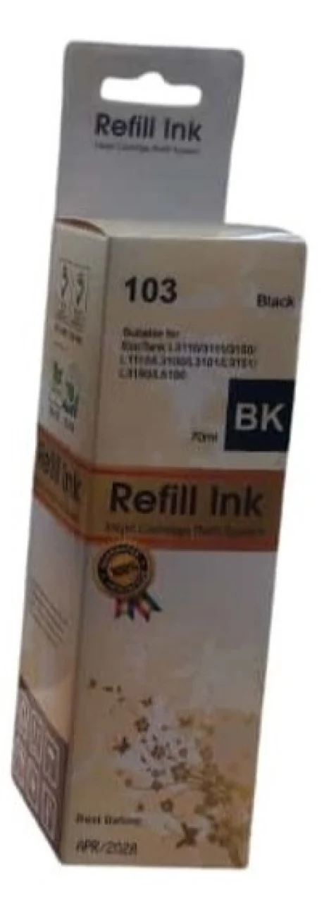 INKJET EP 103/E103 Dopuna BlackSINO boja bocica sadrži 70 ml mastila za Epson EPIJ103SC