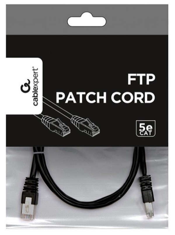 PP22-0.5M/BK * Gembird Mrezni kabl FTP Cat5e Patch cord, 0.5m black (39)