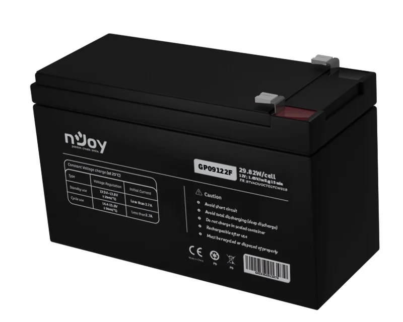 NJOY GP09122F baterija za UPS 12V 9Ah (BTVACIUOCTO2FCW01B)