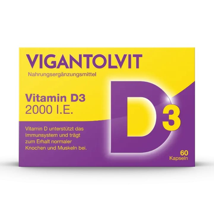 VigantolVit Vitamin D3 2000 IJ 60 kapsula