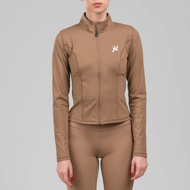 Yoga brown Zip jakna