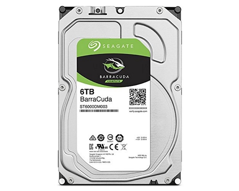 SEAGATE 6TB 3.5'' SATA III 256MB 5.400 ST6000DM003 Barracuda
