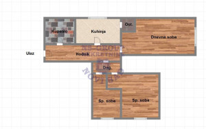 Trosoban stan na odlicnoj lokaciji 57m2